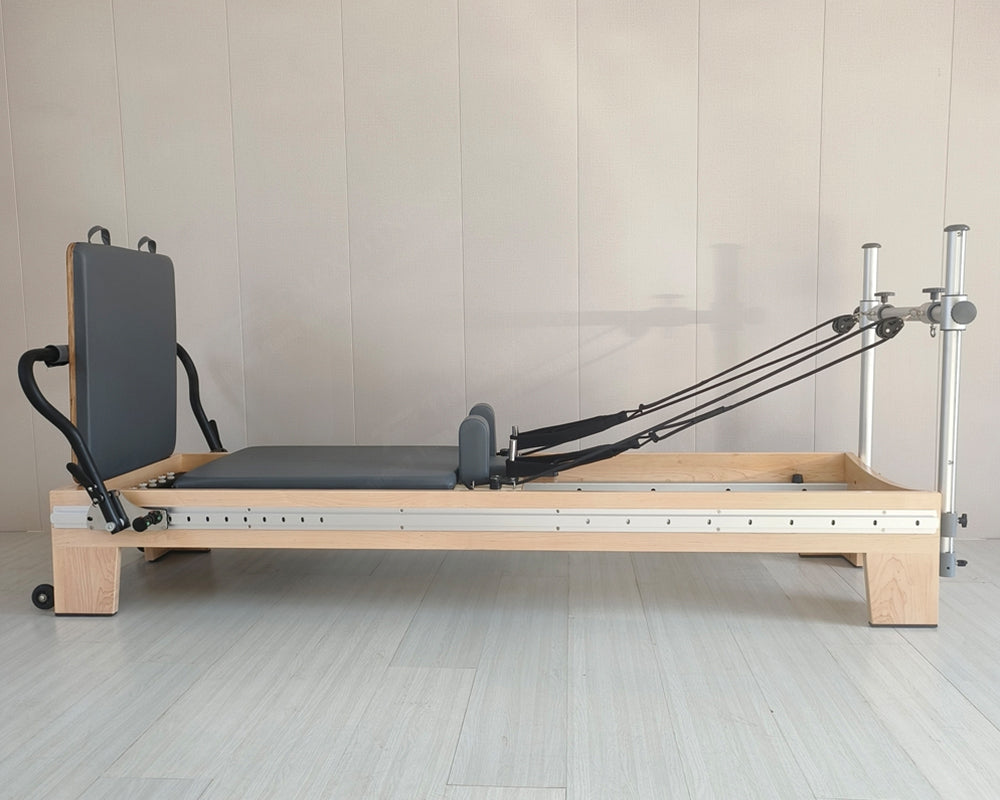 DZ132-4S maple wood movable footbar pilates reformer machine – TmaxPilates