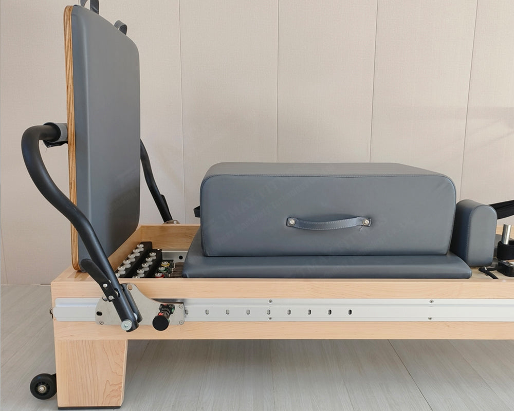 DZ132-4S maple wood movable footbar pilates reformer machine – TmaxPilates